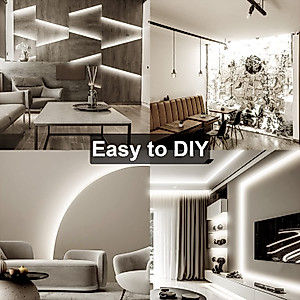 DAYBETTER Smart Led Lights 32.8ft, App Controlled Led Strip Lights Kits with 24 Keys Remote, Timer Schedule Led Lights Strip, Color Changing Led Lights for Bedroom Party Kitchen