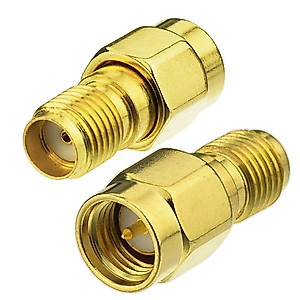 Superbat RF coaxial SMA Male to SMA Female Bulkhead RG174 15ft Cable + 3pcs RF Coax SMA Adapter Kit for SDR Equipment Antenna Ham Radio,3G 4G LTE Antenna,ADS-B,GPS and etc