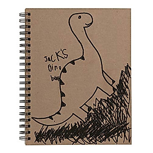 UCreate Create Your Own Cover Sketch Diary, Nat. Chip Cvr., 11" x 8-1/2", 50 Sheets