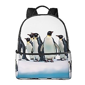 BAFAFA Penguins Printed Travel Backpack Business Work Bag Computer Bag Outdoor Sports Rucksack