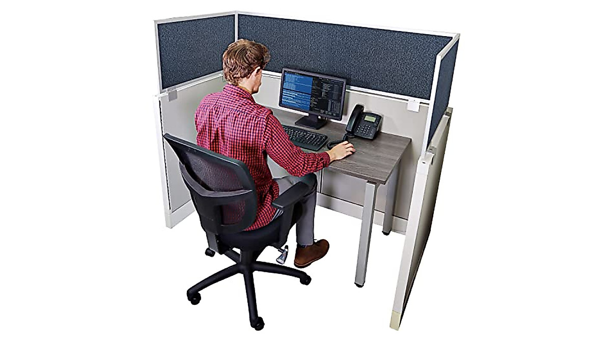 OBEX Acoustical Cubicle Privacy Screen - Reduce Noise & Enhance Privacy