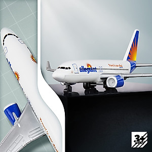 Joylludan Model Planes Allegiant Airplane Model Airplane Toy Plane Aircraft Model for Collection & Gifts