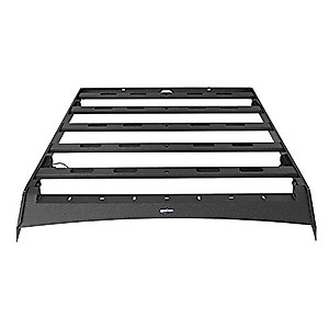 Hooke Road F150 Roof Rack Top Cargo Carrier Luggage Basket for Ford Raptor & F-150 Super Crew 2009 2010 2011 2012 2013 2014 Pickup Truck