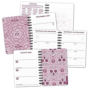 Sugar Skull 2022 - 2023 On-the-Go Weekly Planner: 17-Month Calendar with Pocket (Aug 2022 - Dec 2023, 5" x 7" closed)