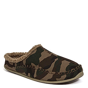 Deer Stags Men's Slipper, Camoflauge, 15 Wide