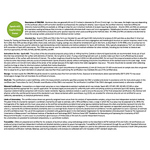 Aluminum Certified Reference Material, Cast Alloy, 3XX, SS360