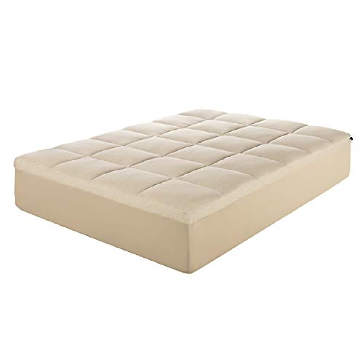Keetsa 3 Inch Luxury Thick Comfort & Plush Memory Foam Topper Layer, CertiPUR-US Certified Foam, OEKO-100 Certified Linen Blended Fabric, Fiber Quilted Top, Comfort Rejuvenator - Full
