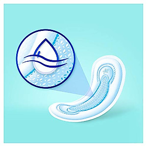 Always Maxi Feminine Pads For Women, Size 1 Regular Absorbency, Without Wings, Unscented, 48 Count