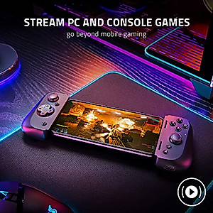 Razer Kishi V2 Mobile Gaming Controller for Android Opus X Wireless Low Latency Headset: Mobile Gaming Bundle