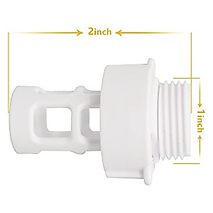 10184 Garden Hose Drain Plug Connector Fits for Intex Round Swimming Pool Hose Connectors for Above Ground Round Pool Hose Adapter