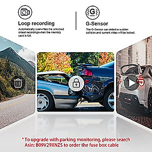 Fitcamx 4K Dash Cam Suitable for Toyota Corolla LE L XLE XSE SE 2020 2021 2022 Hybrid & Hatchback 2019-2022 (E210/Gen12), OEM Look, 2160P UHD Video WiFi, G-Sensor Loop Recording, Plug&Play, 64GB Card