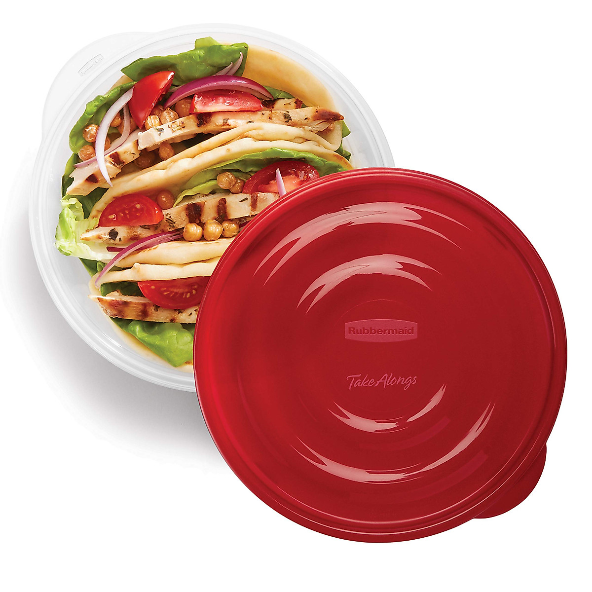 Rubbermaid TakeAlongs Food Storage Container, 5 Cup, 3 Count