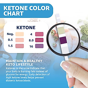 Vaunn Medical 8-in-1 Urine Test Strips and Urinalysis for UTI, Nitrites, Leuckcytes, Ketosis, pH, Protein, 120 CT