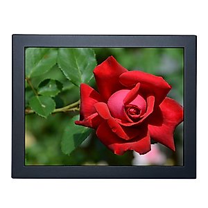 iChawk 12.1'' inch Monitor 800x600 4:3 AV BNC HDMI-in Built-in Speaker Remote Control LCD Screen for Industrial Equipment, PC Display with USB Interface Small Video Player Pluggable U-Disk W121MN-591