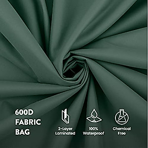 ZOBER Extra Wide Opening Christmas Tree Storage Bag - Fits Up to 9ft. Tall Artificial Disassembled Trees, Durable Straps & Reinforced Handles - Holiday Xmas, 600D Oxford Duffle Bag - 5-Year Warranty