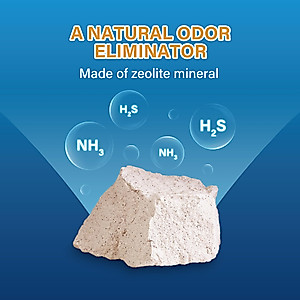 Honey Care All-Absorb Cat Litter Pellets, Zeolite, Long-Lasting Odor Control Non-climping Litter, 3.5 Lbs Pack