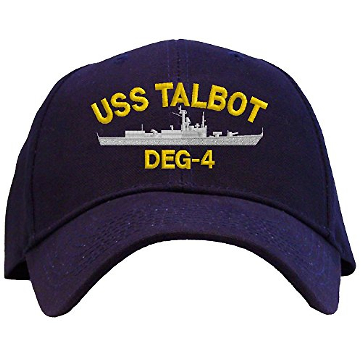 Spiffy Custom Gifts USS Talbot DEG-4 Embroidered Pro Sport Baseball Cap Navy