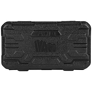 Klein Tools 25950 Step Drill Bit Set, Spiral Double Fluted, Titanium Nitride Coating, 1/4-Inch Impact Shank, Rugged Case, 4-Piece