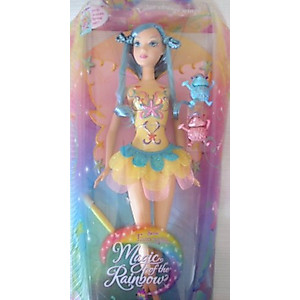 Barbie Fairy Color Change 12" Doll with Two 1" Bibble Figure Fairytopia Magic of The Rainbow Color