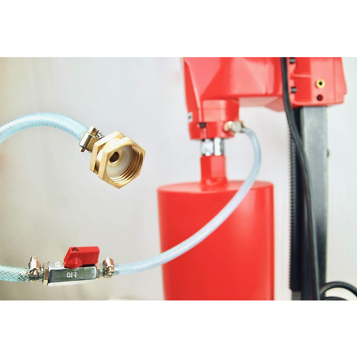 NEW CORE DRILL PACKAGE DEAL CONCRETE CORING Model 8Z1 + 1" - 8" Diamond WET Coring Bit Set by BLUEROCK Tools