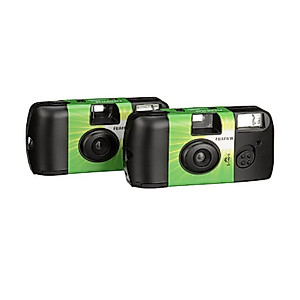 Fujifilm QuickSnap Flash 400 Disposable 35mm Camera (Pack of 2)
