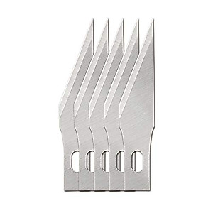 Fiskars Heavy Duty Die Cast, Exacto, 8 Inch, Precision Knife for Crafts, Multi Use Blade with Protective Cover, Steel & 196010-1006 Standard Number 11 Blades, 5 Pack, Orange