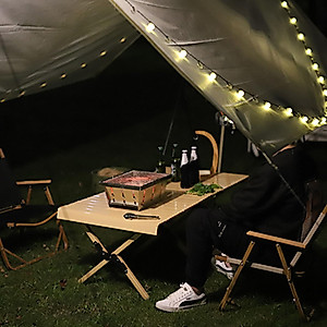 Camping Fire Pit, Portable Camping Grills, Foldable Camping Firepit, Backpacking BBQ Grill, Wood Burning Fire Pit, Outdoor Campfire Stove, Hiking Grills with Storage Bag, for Cooking Bonfire Patio