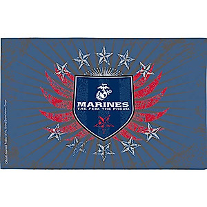 Tervis Marines Made in USA Double Walled Insulated Tumbler Travel Cup Keeps Drinks Cold & Hot, 16oz, The Few The Proud