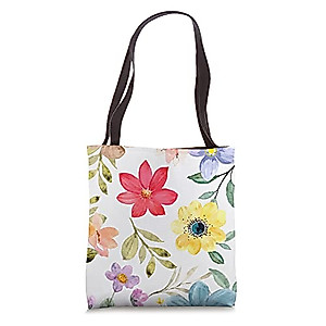 Floral Frenzy Tote Bag