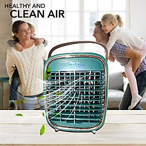 Little Big Chill Portable Personal Air Conditioner Fan,Rechargeable Cordless Mini Air Cooler/Humidifier Designed for Home,Office,Bedroom and Car.Ideal for Camping,Tailgating,The Beach,Green