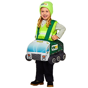 Spirit Halloween Toddler Waste Management Garbage Truck Ride-A-Long Costume | OFFICIALLY LICENSED