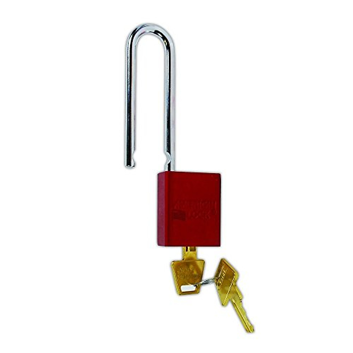 American Lock A1107RED Safety Lock-Out Padlock, Aluminum, Red, Оne Расk