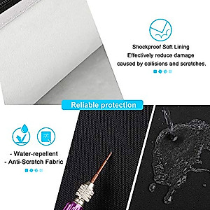 Lacdo Chromebook Case 11 Inch Laptop Sleeve for 11.6" Acer Samsung Dell Lenovo Chromebook ASUS L210 C202 / HP Stream, 11.6" MacBook Air, 13" Surface Pro 11th Copilot+PC/10/9/8/X/7 Computer Bag, Black