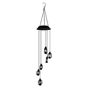 Garden Light lamp Wind Outdoor Chime Oil Solar Light Decorative Led LED light Clear String