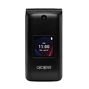 Alcatel Go Flip V 4044V Verizon Flip Phone - Black
