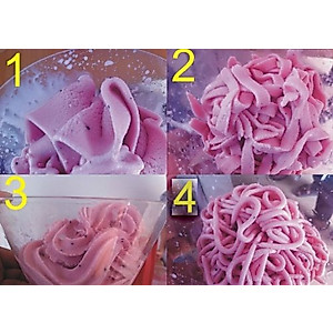 Gowe® Different Shapes Spaghetti Ice Cream Maker (Yellow Color)