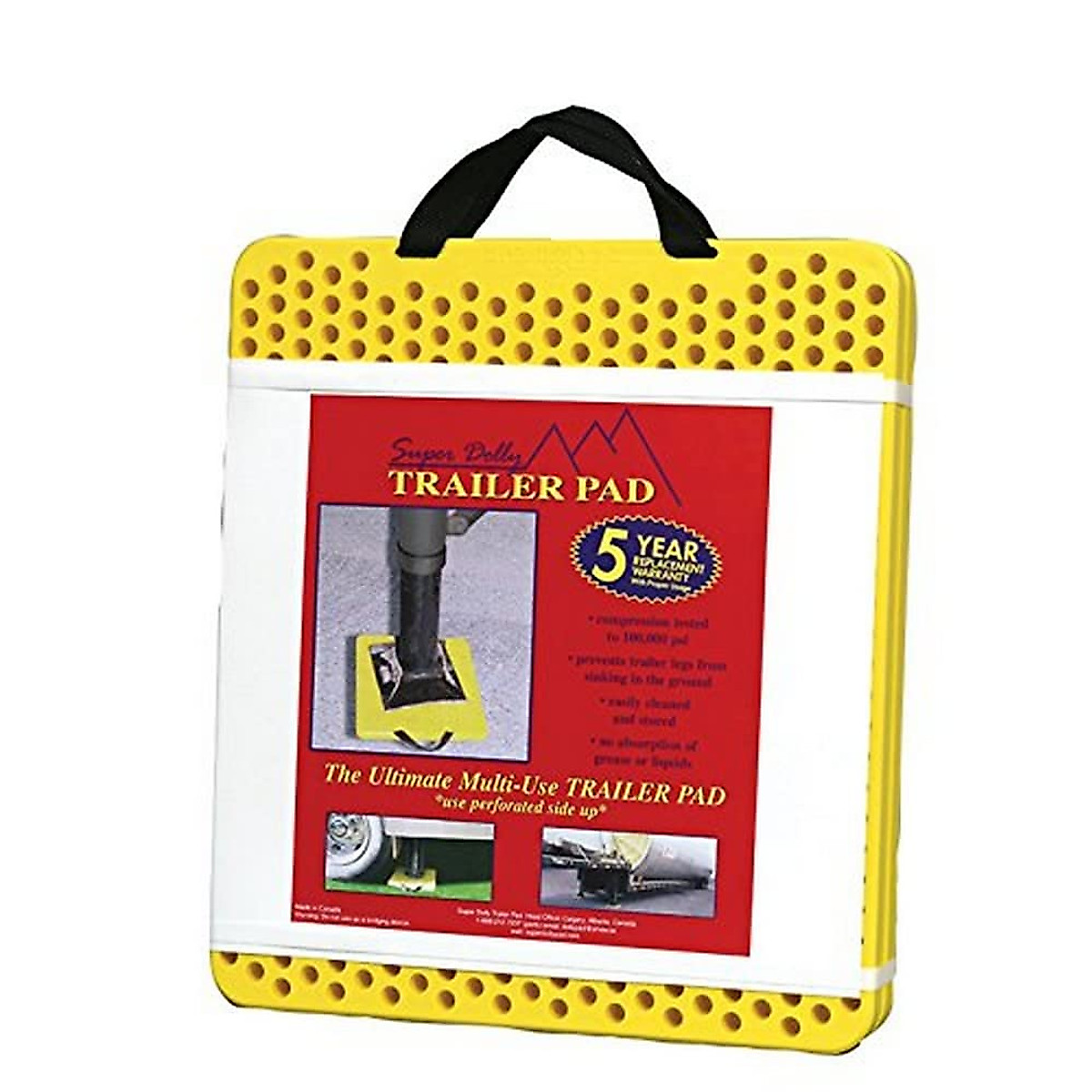AP Products 87825 Super Dolly Bus Pad, (Pack of 2) Yellow, Standard
