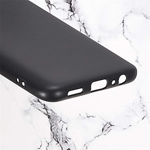 Shantime Oppo Reno 2Z Case, Scratch Resistant Soft TPU Back Cover Shockproof Silicone Gel Rubber Bumper Anti-Fingerprints Full-Body Protective Case Cover for Oppo Reno 2F (Black)