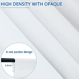 TRLYC White Photography Backdrop - 8.5 x 10 FT White Backdrops for Photoshoot with 4 Backdrop Clips Backdrops for Parties Curtain Photographic Studio Photo Backgrounds