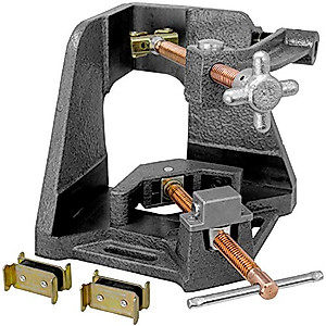 Strong Hand Tools WAC35-SW Strong Hand 3-Axis Fixture Vise with Quick Acting Screw, Two Stand-Offs, Swing Away Arm with 3.75" Miter Joint, 2.45" T-Clearance