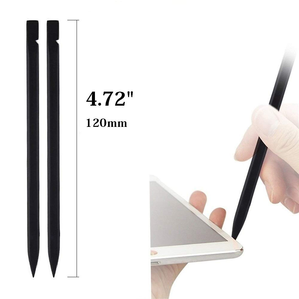 10 Pieces Universal Black Stick Spudger Opening Pry Tool Kit for iPhone Mobile Phone iPad Tablets MacBook Laptop PC Repair