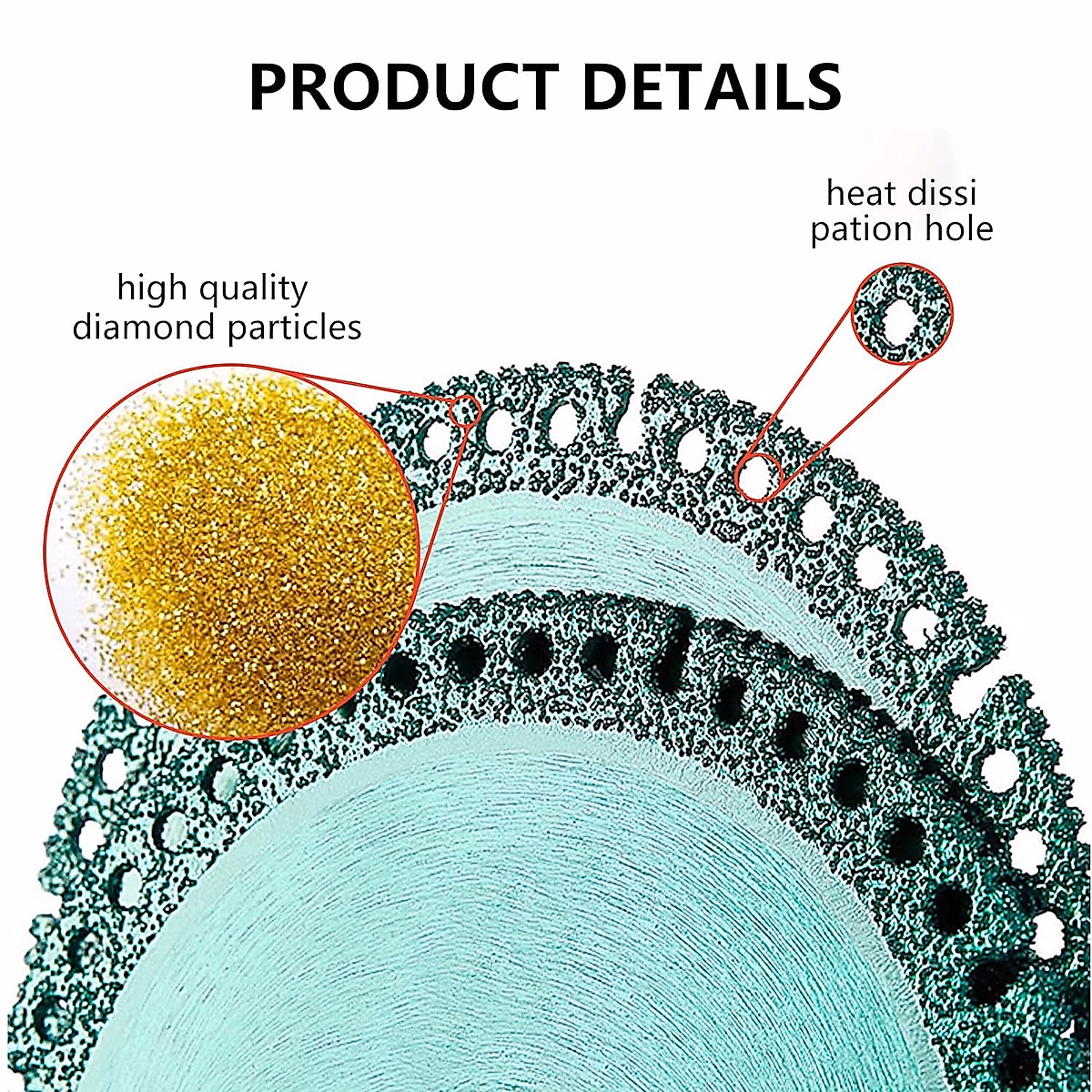 Indestructible Disc for Grinder, Upgraded Angle Grinder Cutting Disc, Ultra-Thin Saw Blade Diamond Cutting Wheels, Cutter Saw for Glass Wood Stone Metal Ceramic Tile Inner Hole 20mm (5Pcs)