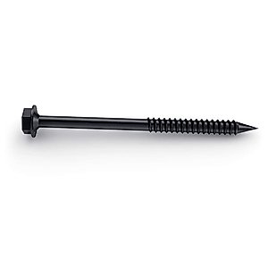 Ozco Building Products 56627 1/4-inch by 3-3/4-inch OWT Timber Screws, (25 per Pack)
