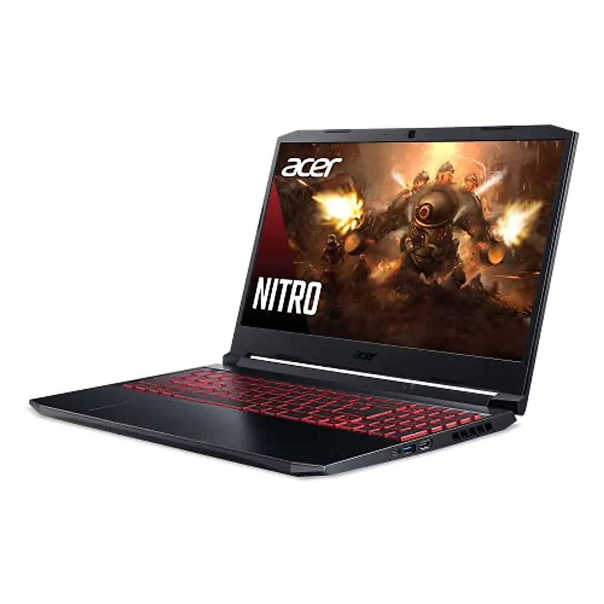 Acer Nitro 5 AN515-45-R83Z Gaming Laptop, AMD Ryzen 5 5600H Hexa-Core Processor | NVIDIA GeForce GTX 1650 | 15.6" FHD 144Hz IPS Display | 8GB DDR4 | 256GB NVMe SSD | WiFi 6 | Backlit Keyboard