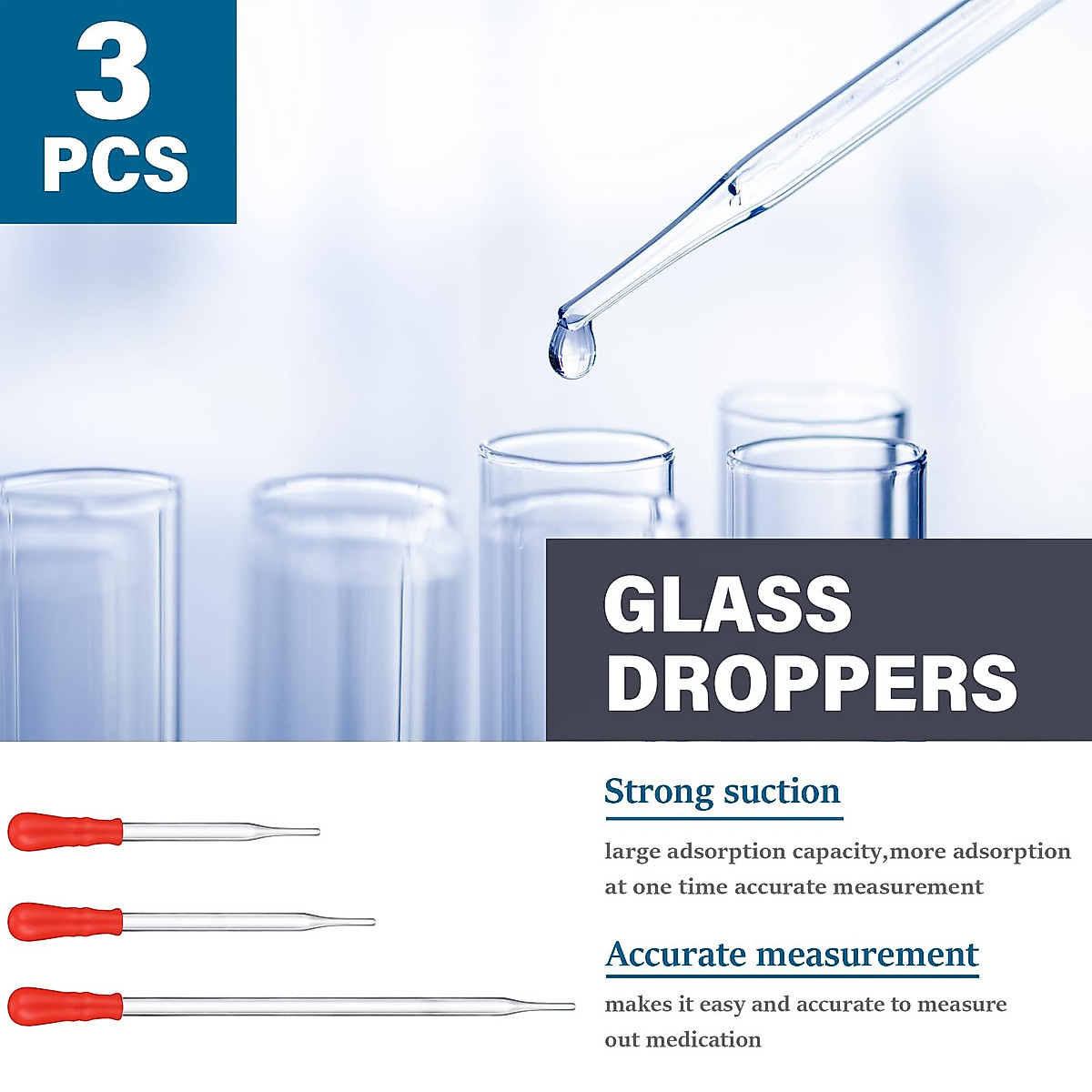 Saysurey 31 Pcs Lab Glassware Set Include Measuring Beakers Cylinders Erlenmeyer Flasks Dropper Bottle Media Bottles Glass Stirring Rods Dropper Funnels for Science Chemistry Equipment Supplies