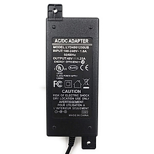 PoE Texas AT-8-48v60w | 8 Port Gigabit 802.3af Power Over Ethernet Injector | with 48 Volt 60 Watt Power Supply