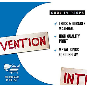 Cool TV Props How I Met Your Mother Intervention Banner HIMYM Hanging Vinyl Banner – 6’ x 15’ (1.8 m x 38cm)