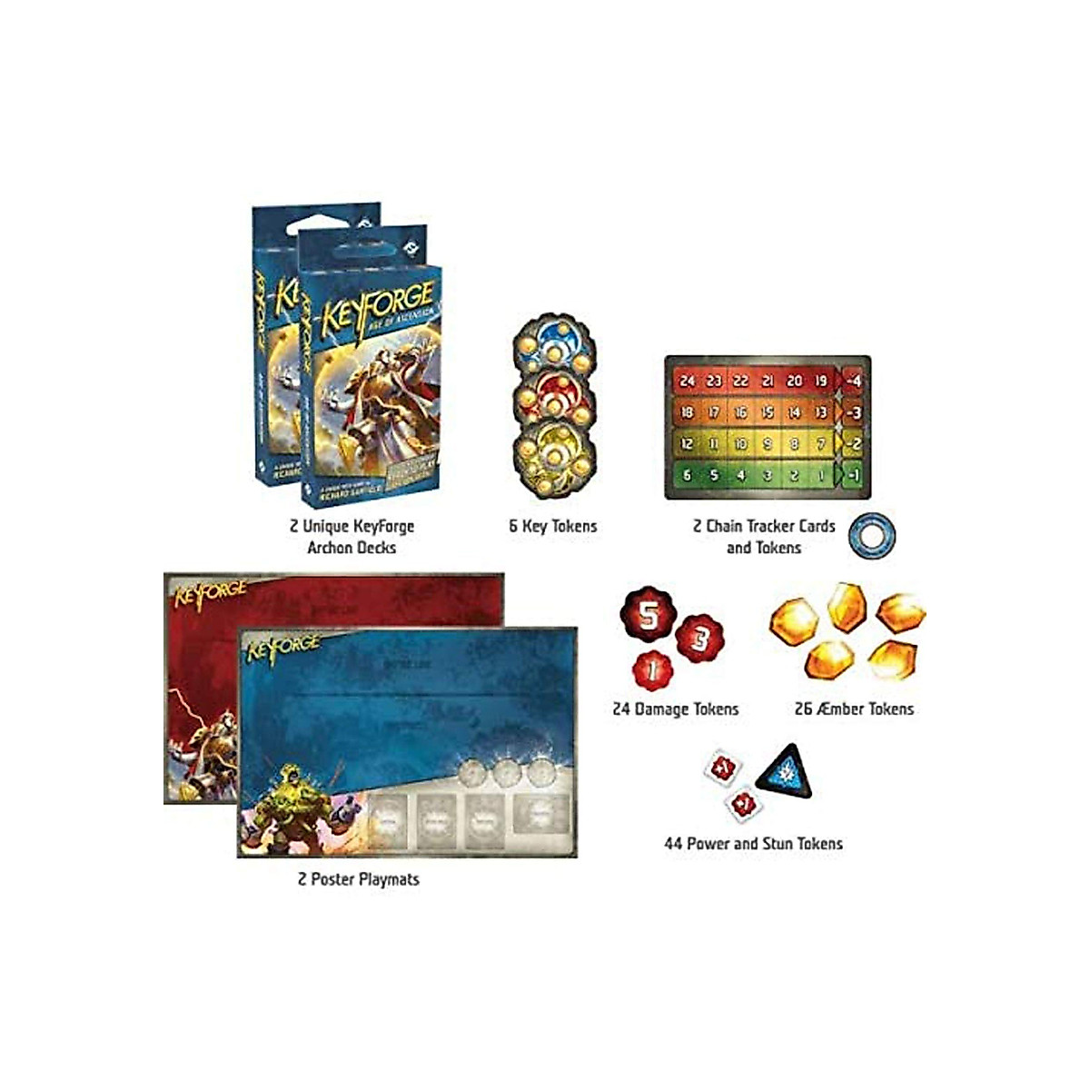 Fantasy Flight Games Keyforge: Age of Ascension 2-Player Starter Set