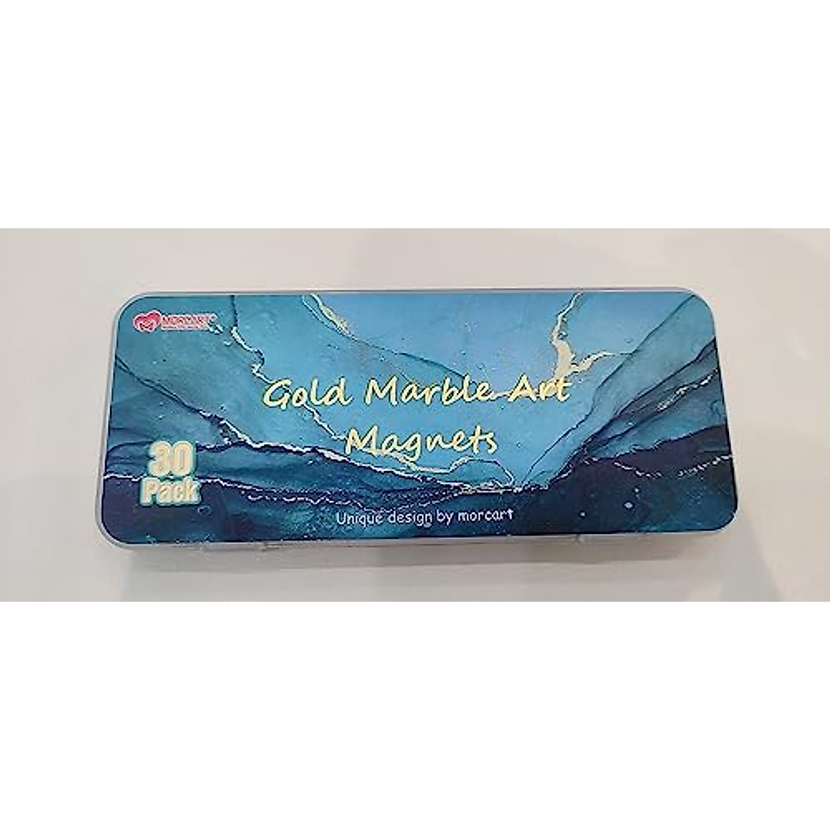 MORCART 30PCS Hexagon Magnets Fridge, Cute Magnets for Locker, Refrigerator, Whiteboard, Cabinet, Office, Kitchen, Blackboard Decorative Bronzing Art Gift for Adult