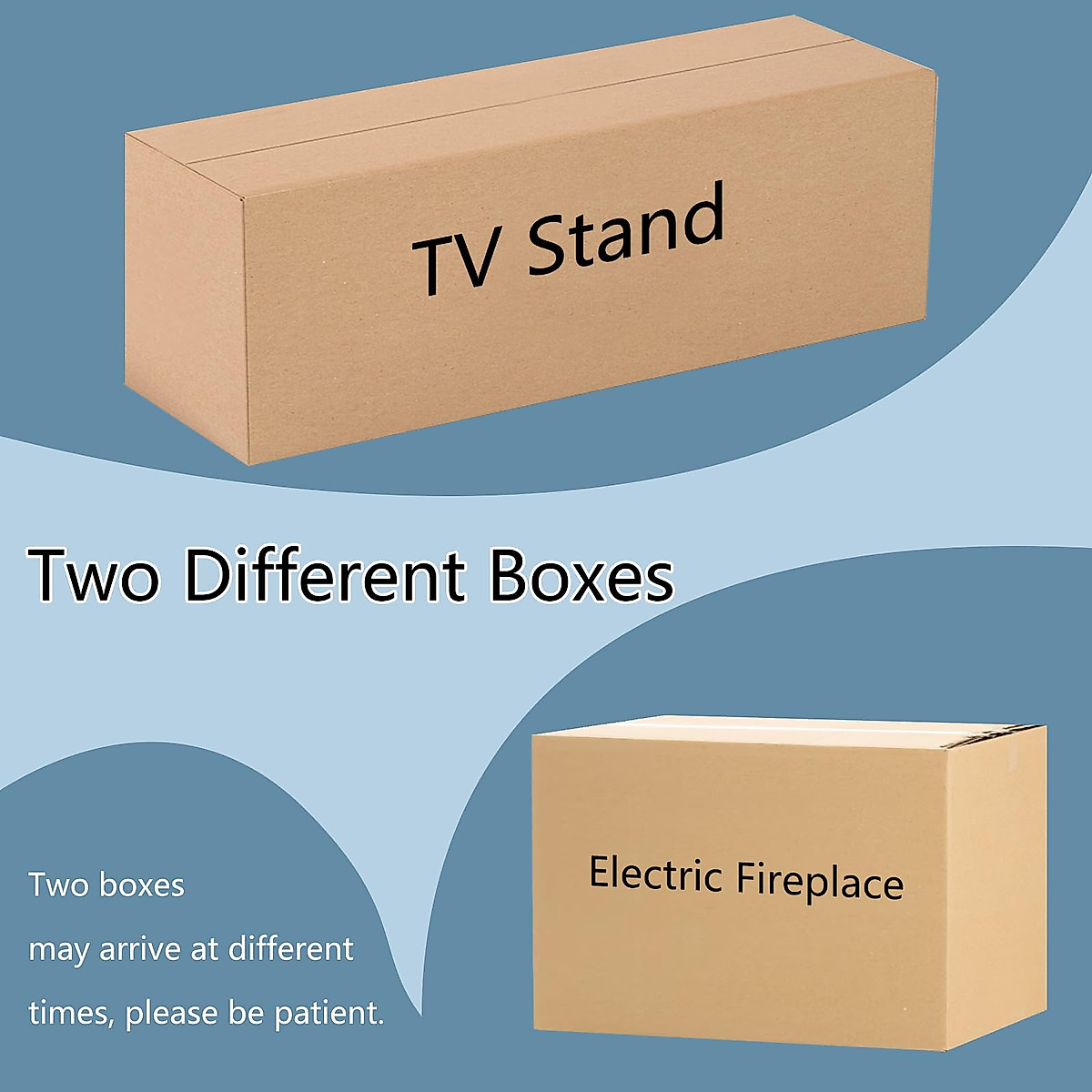 LUXOAK 80" Fireplace TV Stand, Modern High Gloss Finish Media Console with 40" Electric Fireplace, Open Storage Entertainment Center for TVs Up to 90" with LED Lights, Black